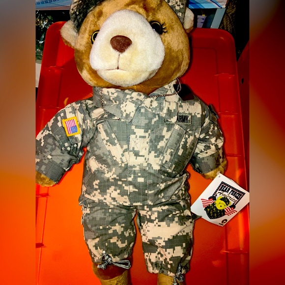 bear forces of america | Toys | Teddy Bear Soldier Us Army In Camo 1 ...